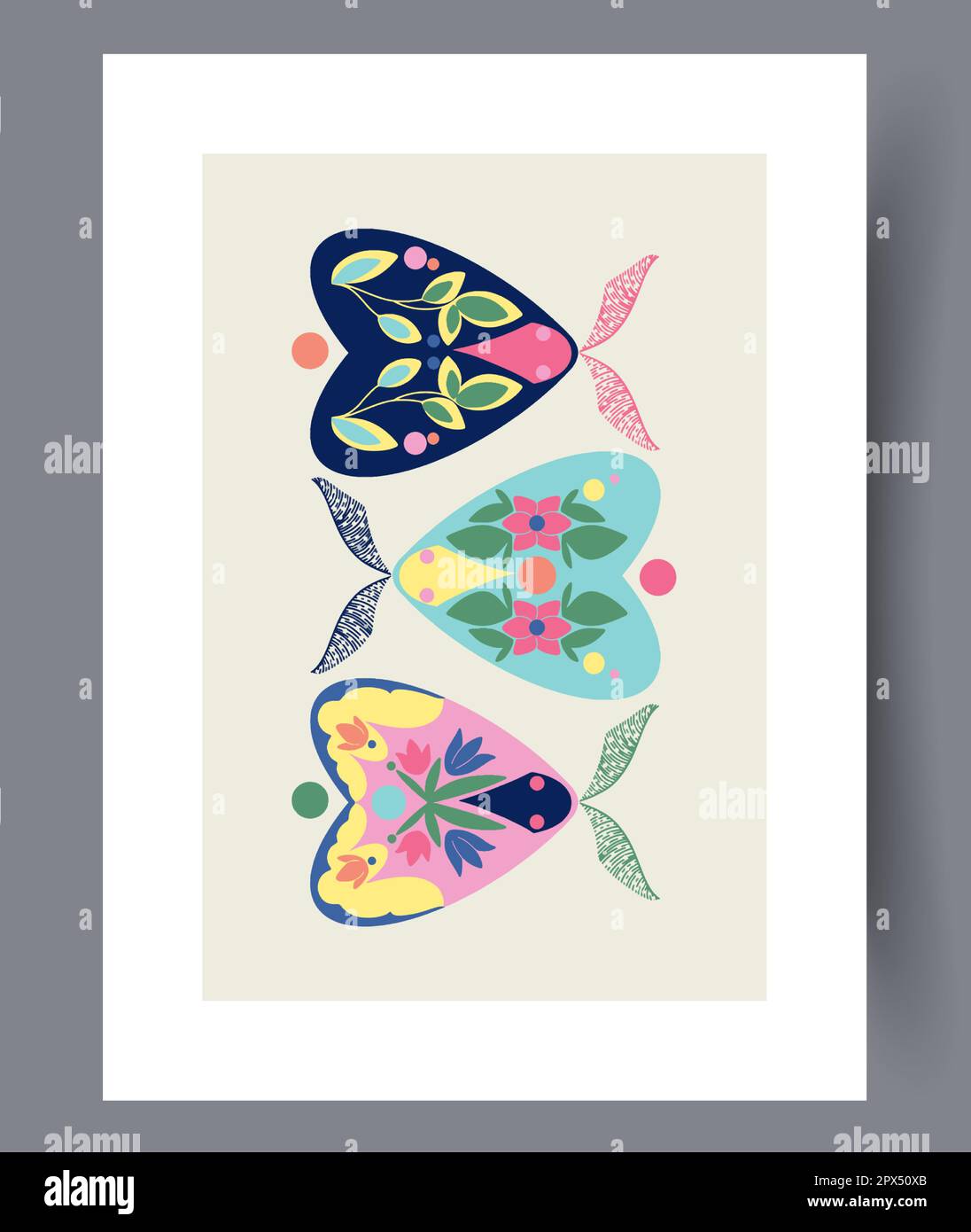 Stingray painting Stock Vector Images - Alamy