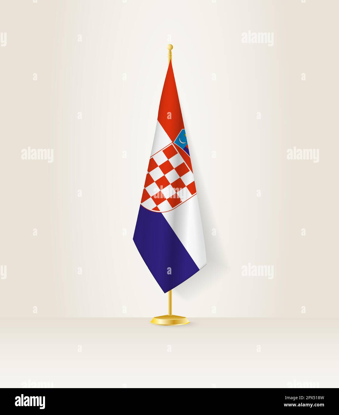 Croatian official flag Stock Vector Images - Alamy