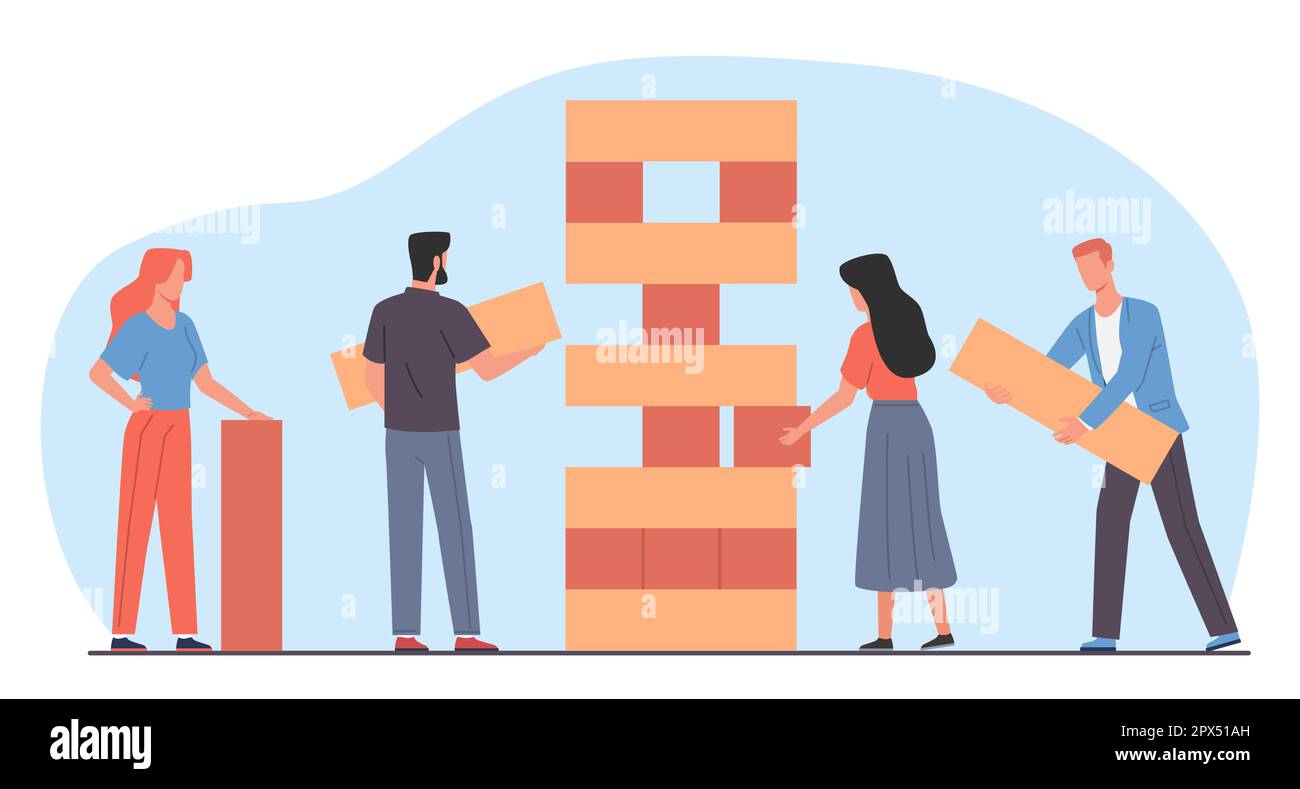 Huge jenga Stock Vector Images - Alamy