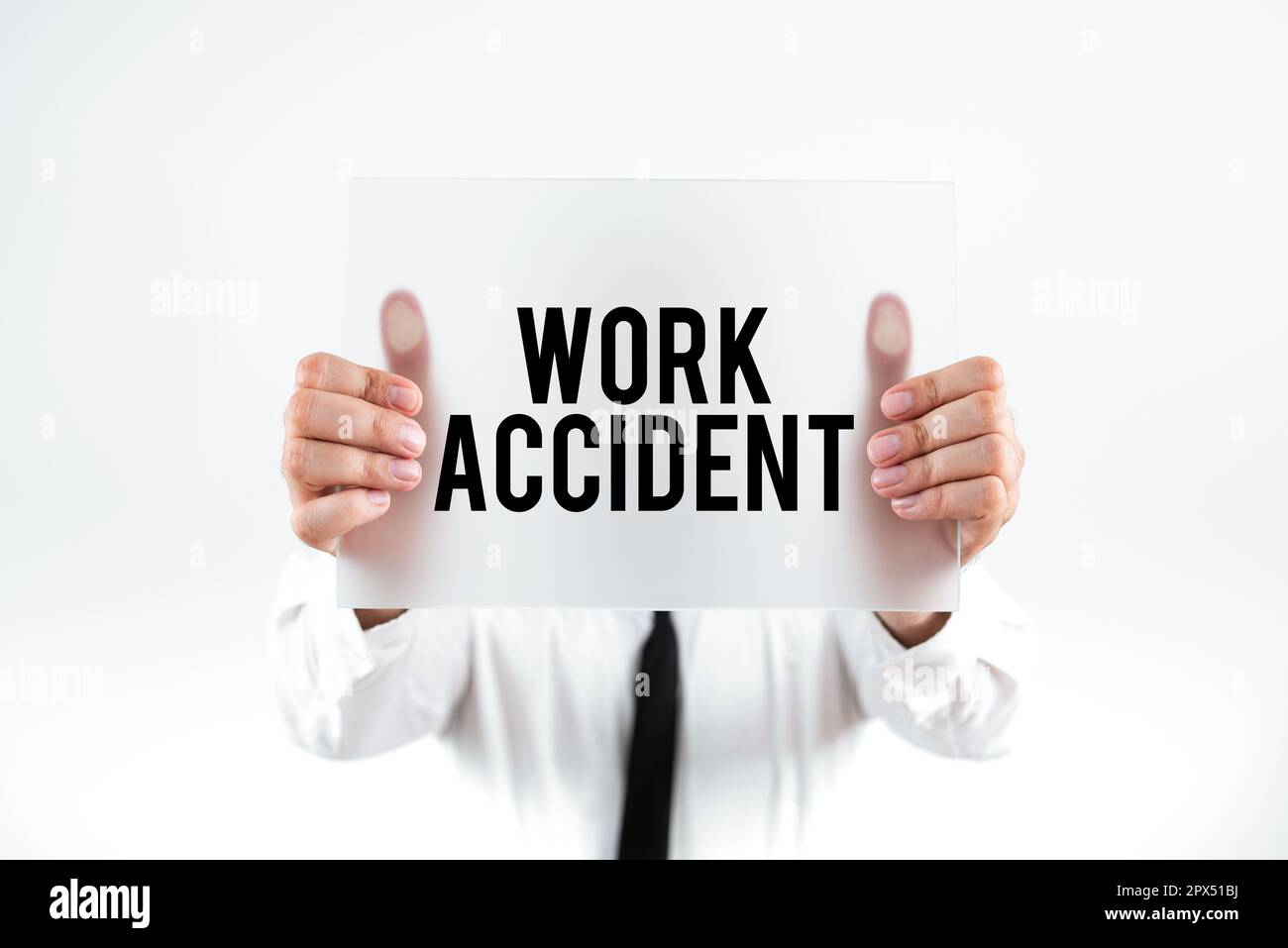 Writing displaying text Work Accident, Internet Concept Mistake Injury ...