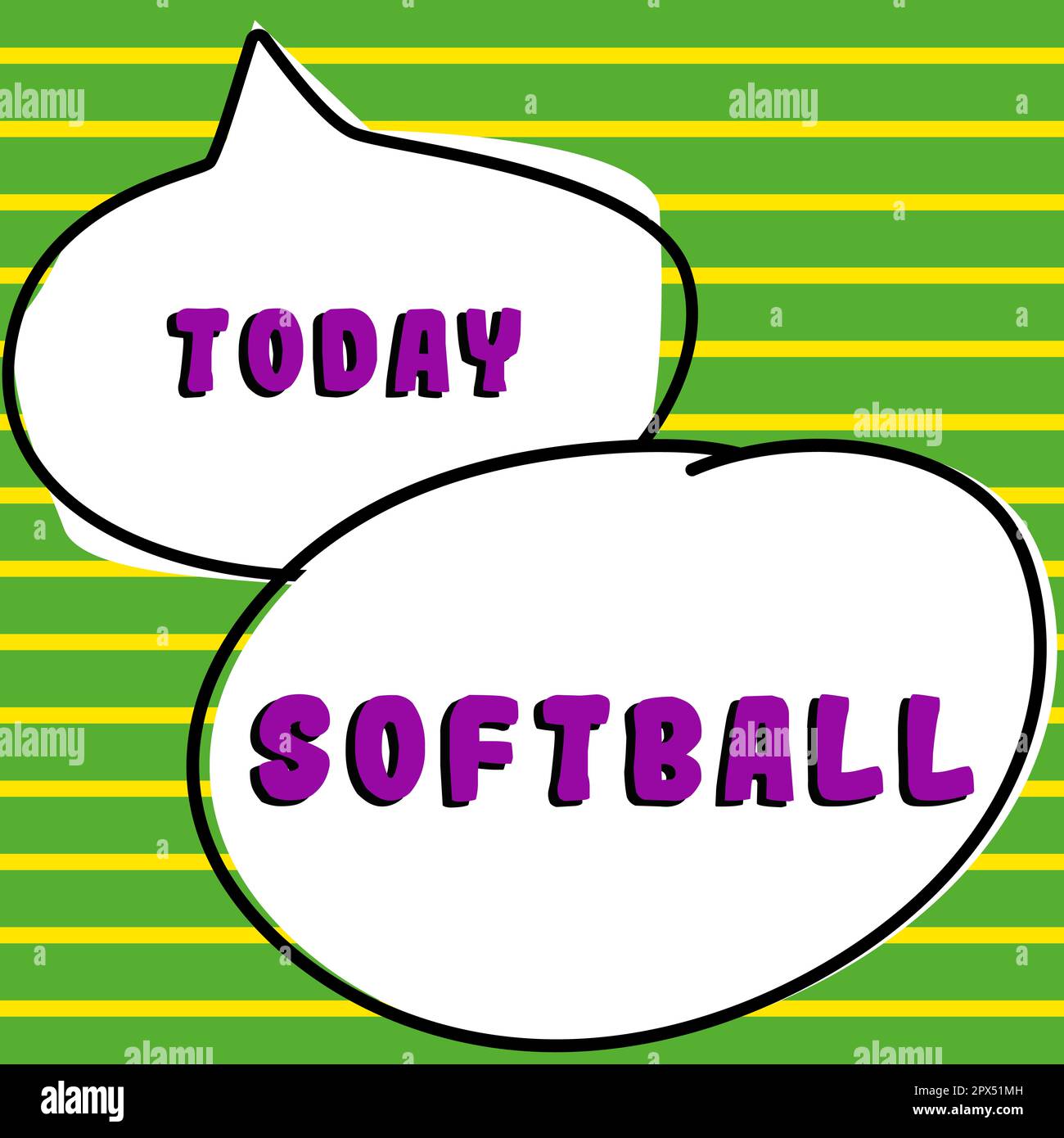 Text caption presenting Softball, Word Written on a sport similar to ...