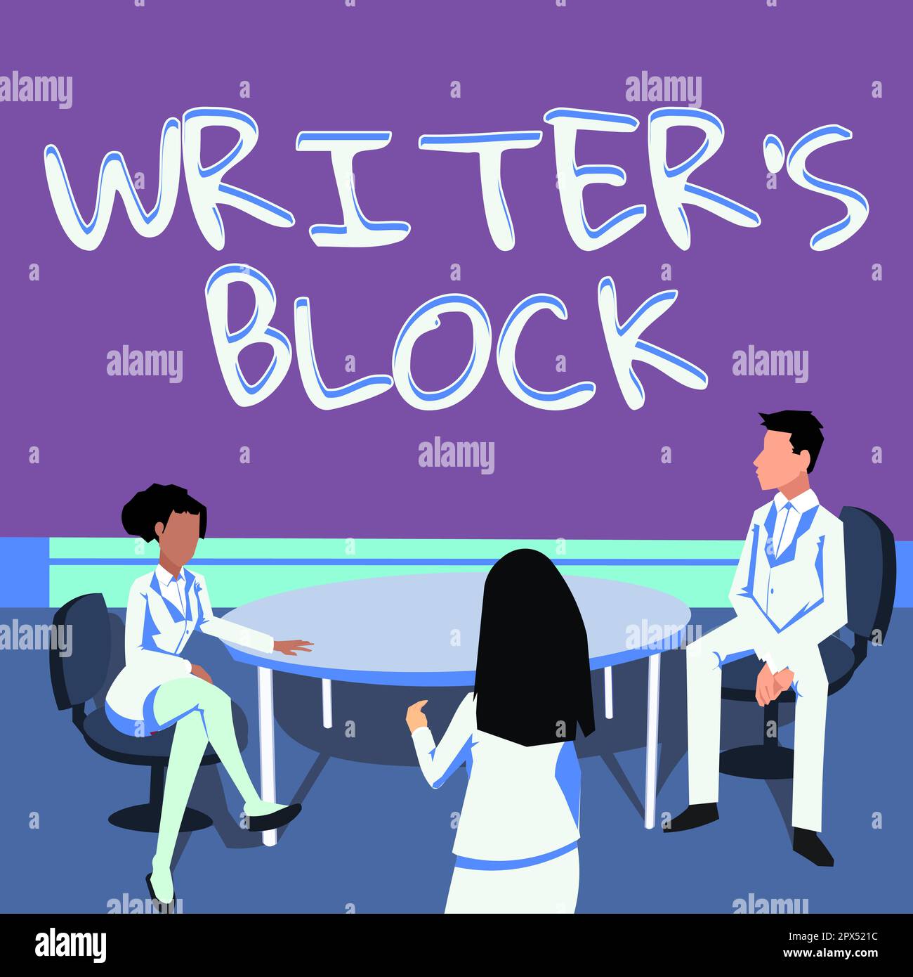 Sign displaying Writer S Block, Business showcase Condition of being unable to think of what to ...