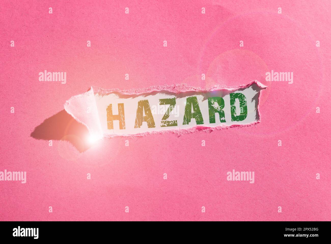 Handwriting text Hazard, Internet Concept account or statement ...