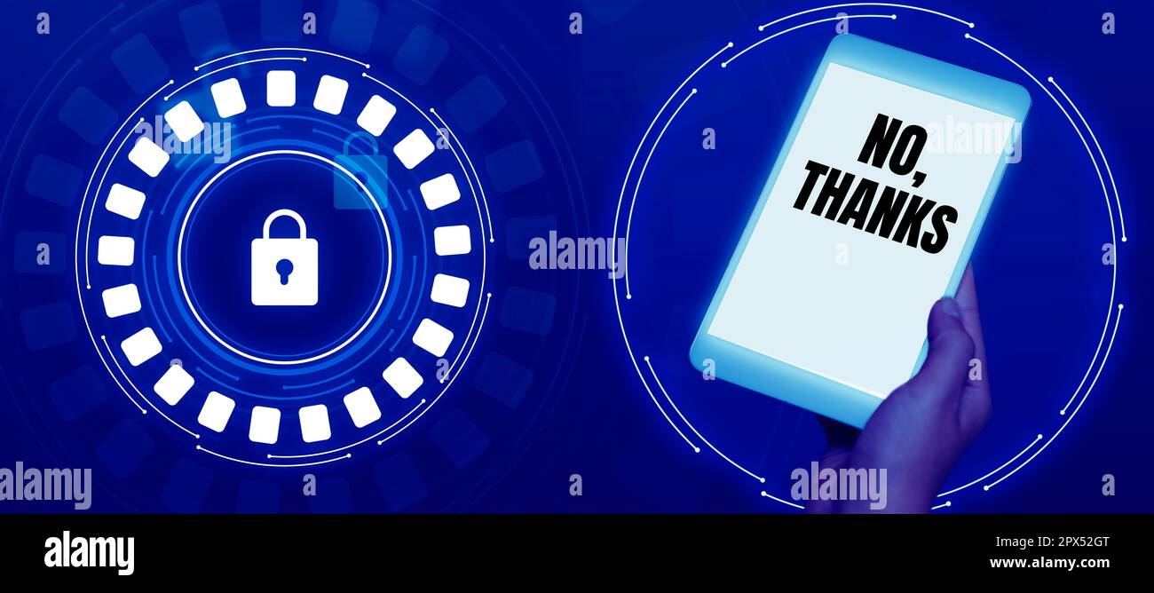 Conceptual display No, Thanks, Word for Answering question using these ...