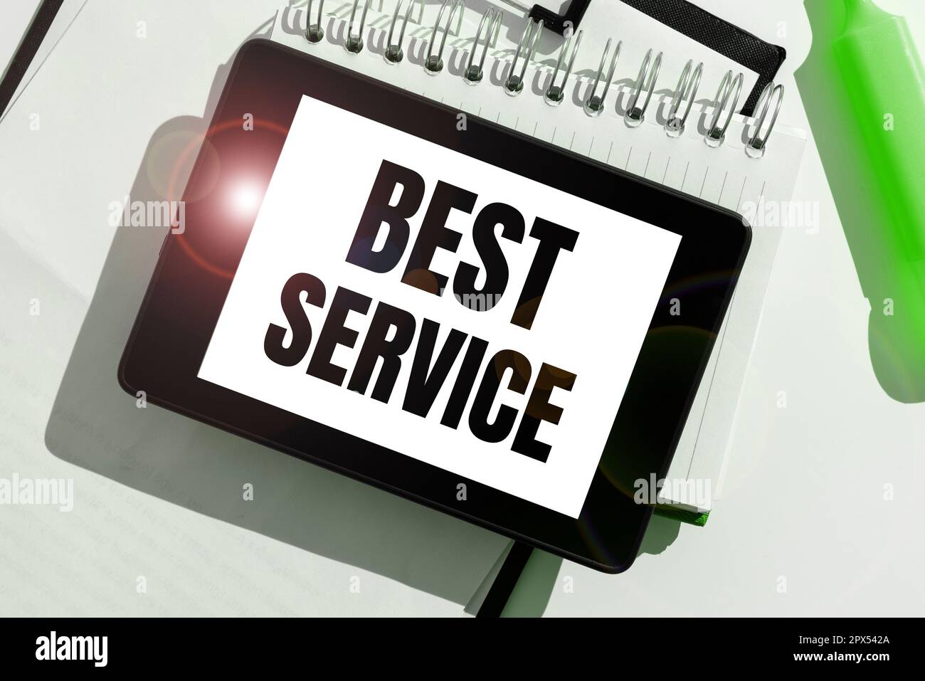 Sign displaying Best Service, Internet Concept finest reviewed ...