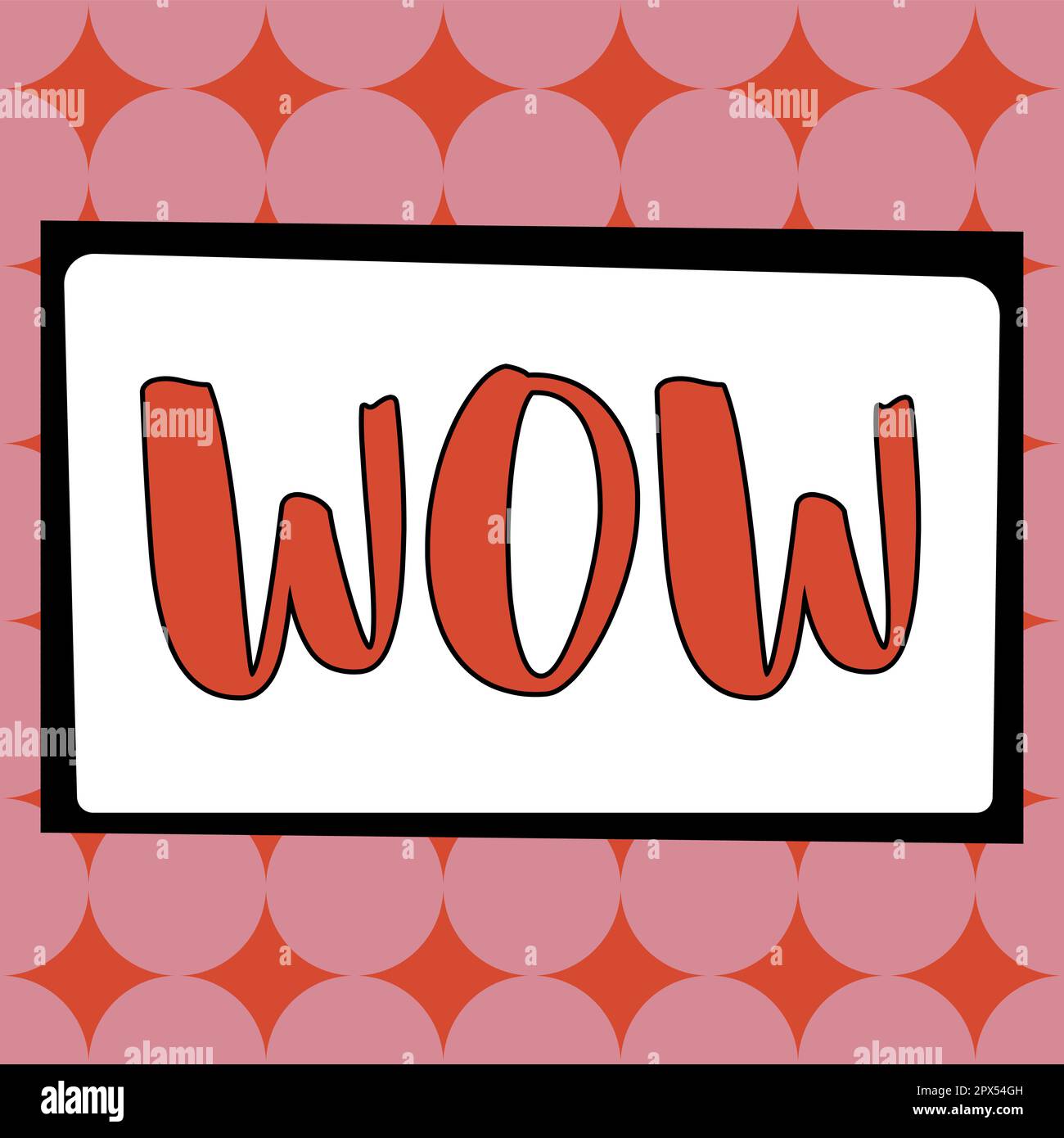 Text showing inspiration Wow, Word Written on Expressing astonishment ...