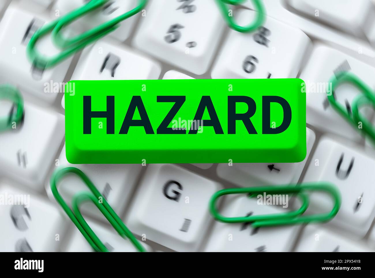 Text showing inspiration Hazard, Business idea account or statement ...