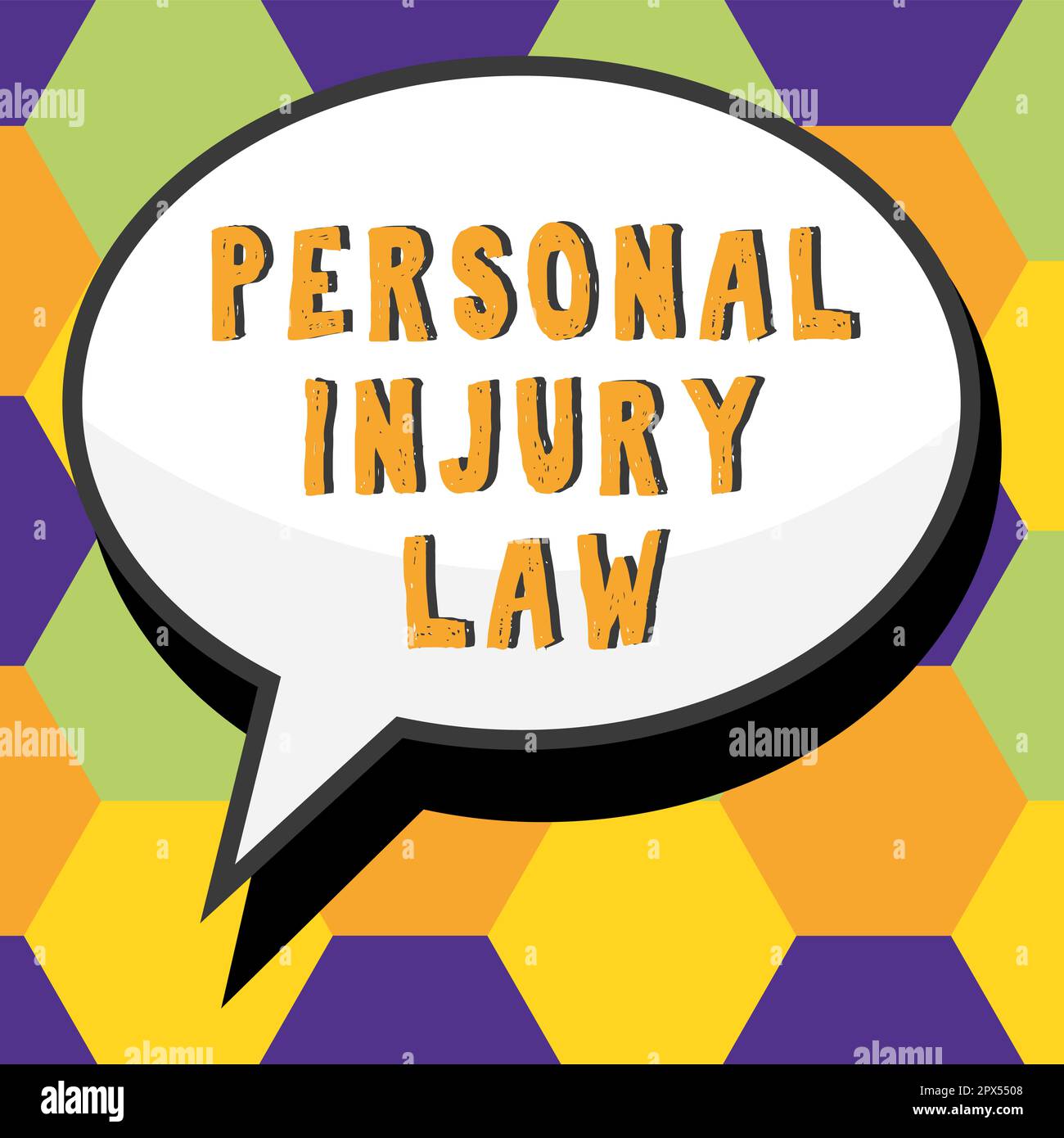 Inspiration showing sign Personal Injury Law, Business overview being ...