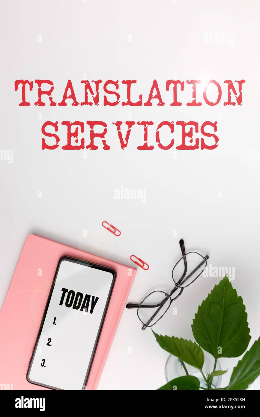 Translation services hi-res stock photography and images - Alamy
