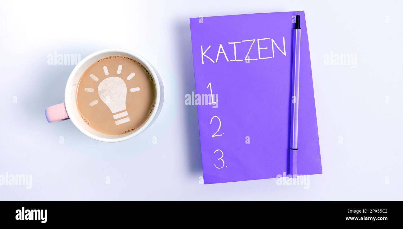 Conceptual display Kaizen, Conceptual photo a Japanese business ... Conceptual display Kaizen, Conceptual photo a Japanese business ...