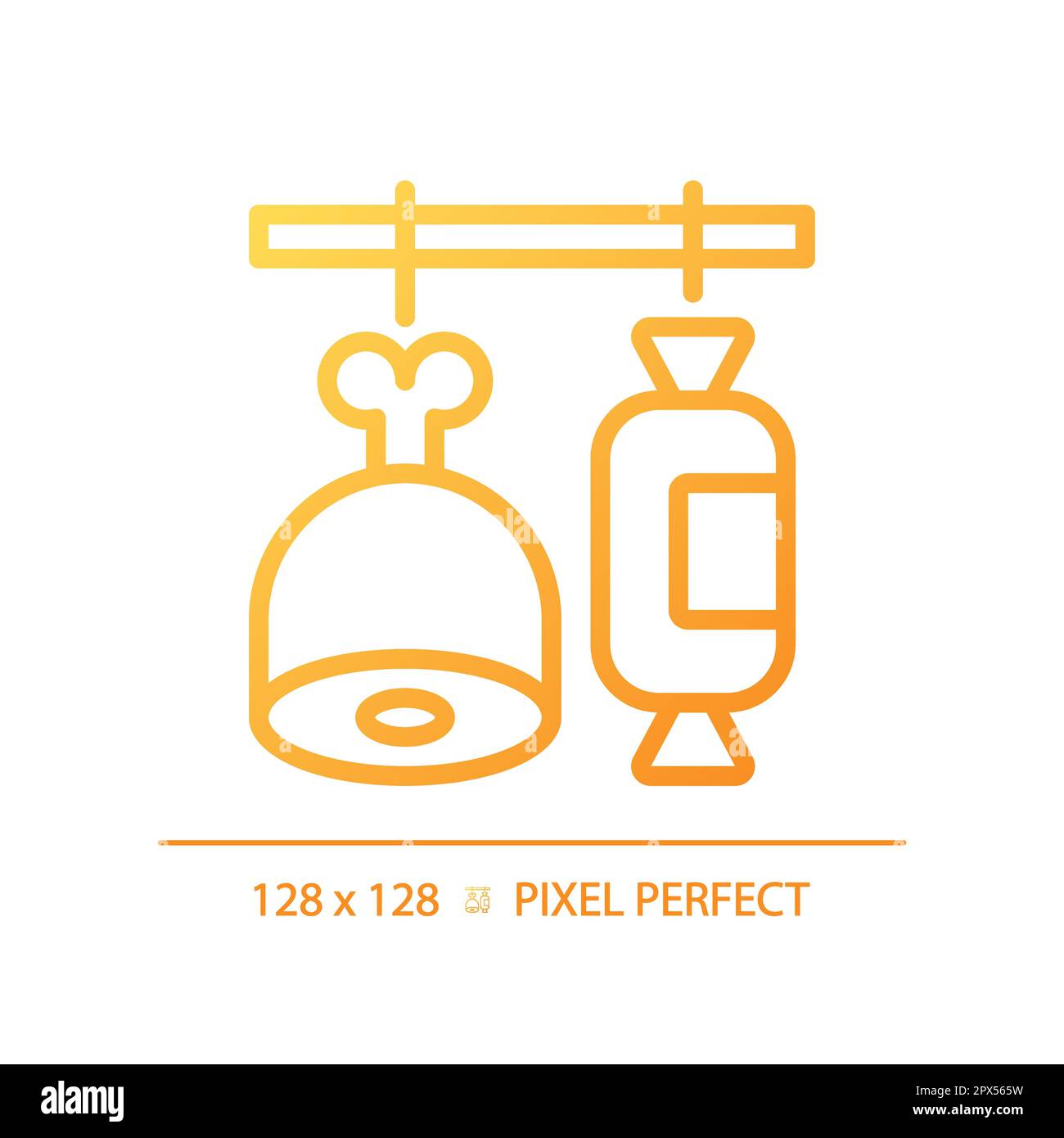Deli pixel perfect gradient linear vector icon Stock Vector Image & Art - Alamy