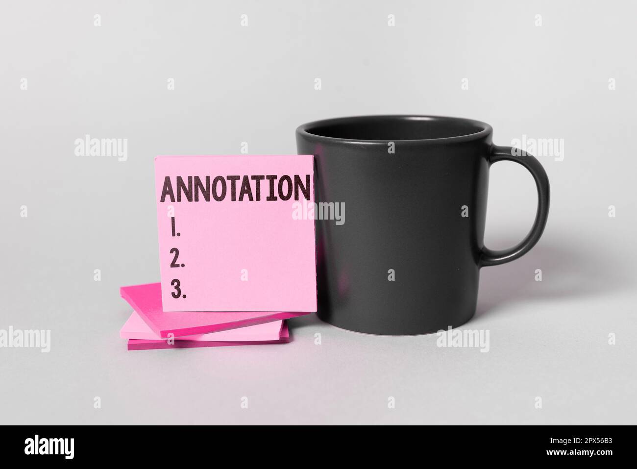 Writing Displaying Text Annotation Internet Concept Note Added By Way