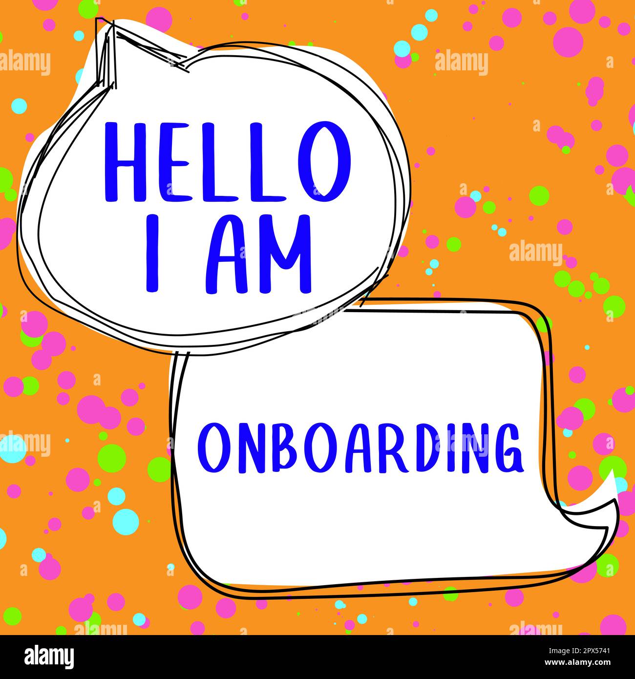Text showing inspiration Hello I Am Onboarding, Conceptual photo Action ...