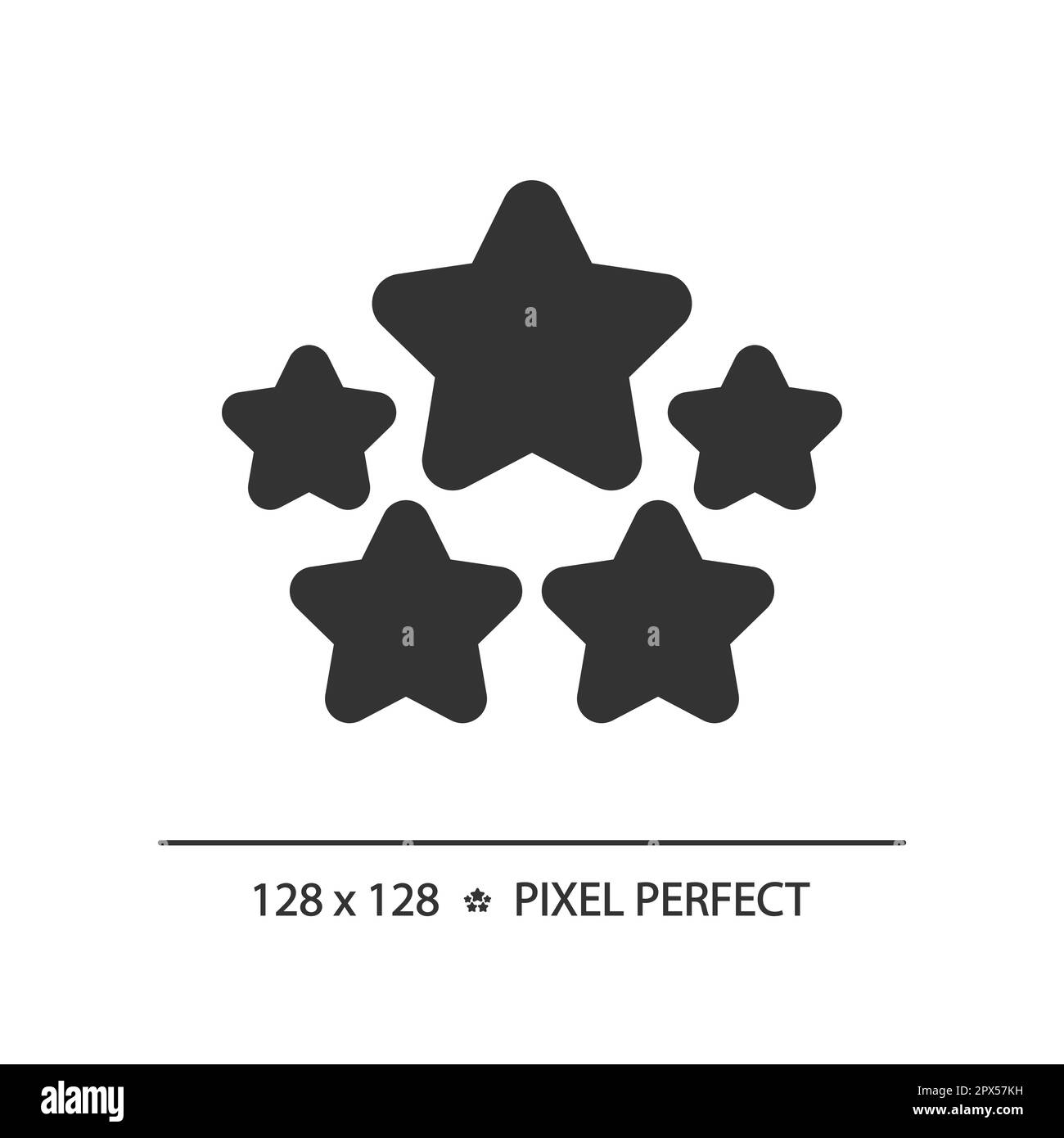 Five stars logo Black and White Stock Photos & Images - Alamy