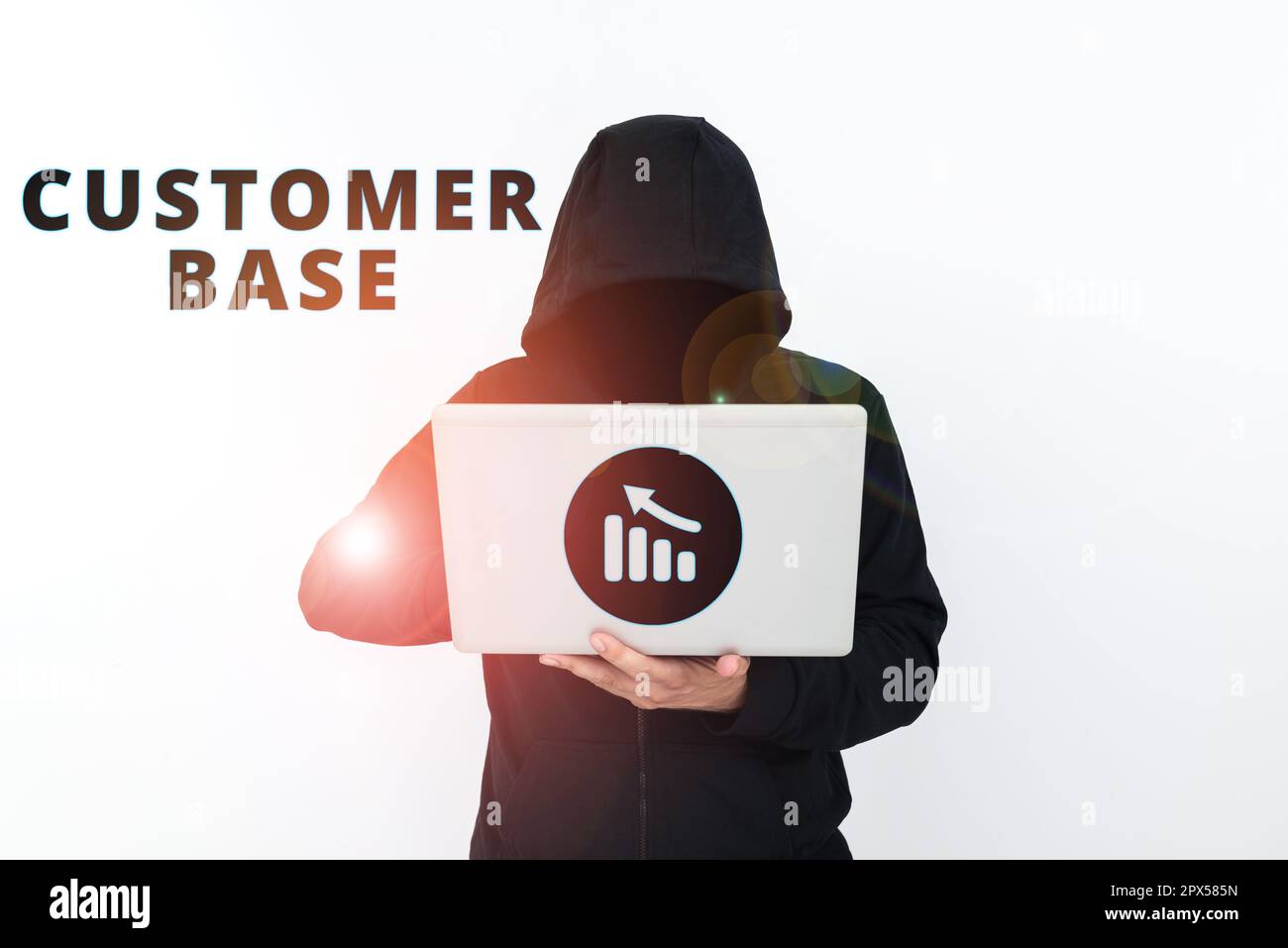 Text Caption Presenting Customer Base Business Showcase Encourage