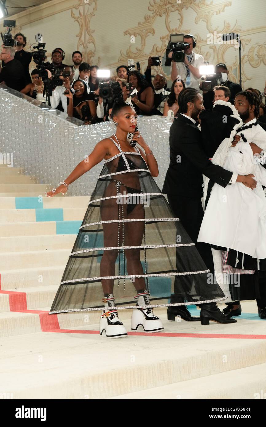 New York, USA. 01 May 2023. Janelle Monae on the red carpet during The ...