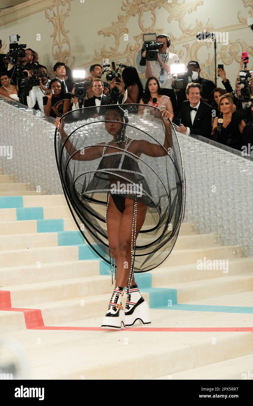 New York, USA. 01 May 2023. Janelle Monae on the red carpet during The ...