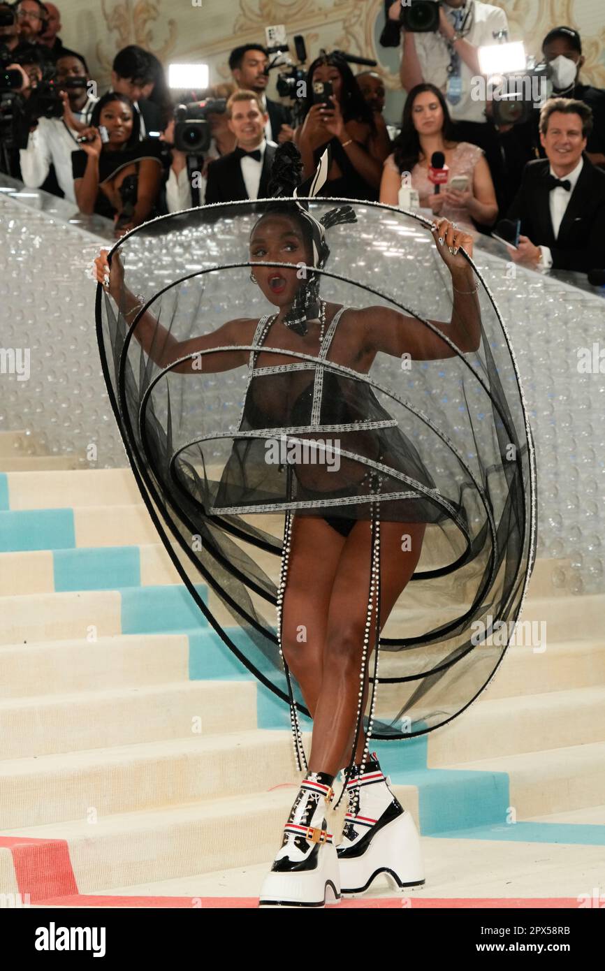 New York, USA. 01 May 2023. Janelle Monae on the red carpet during The ...