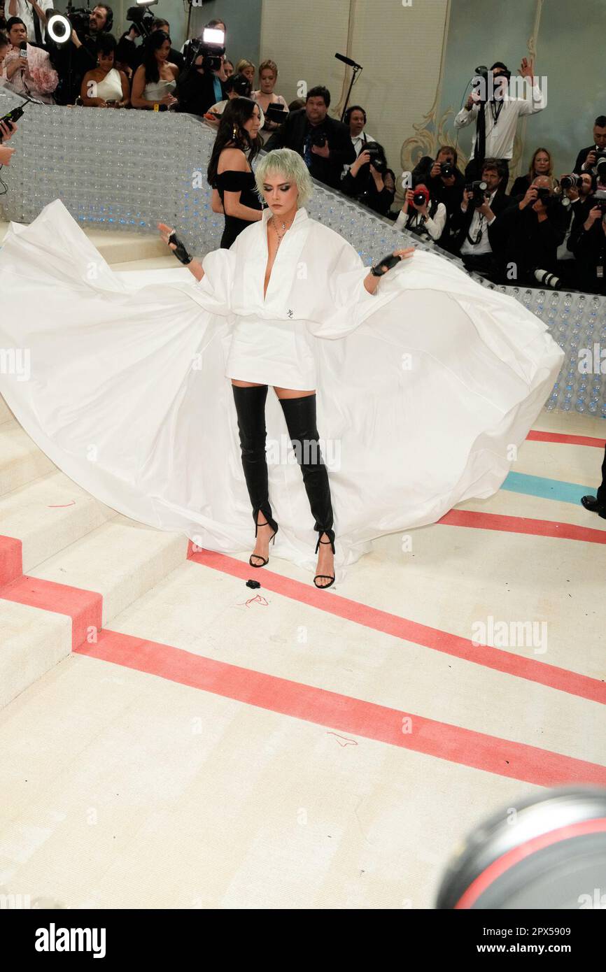 New York, USA. 01 May 2023. Cara Delevingne on the red carpet during ...