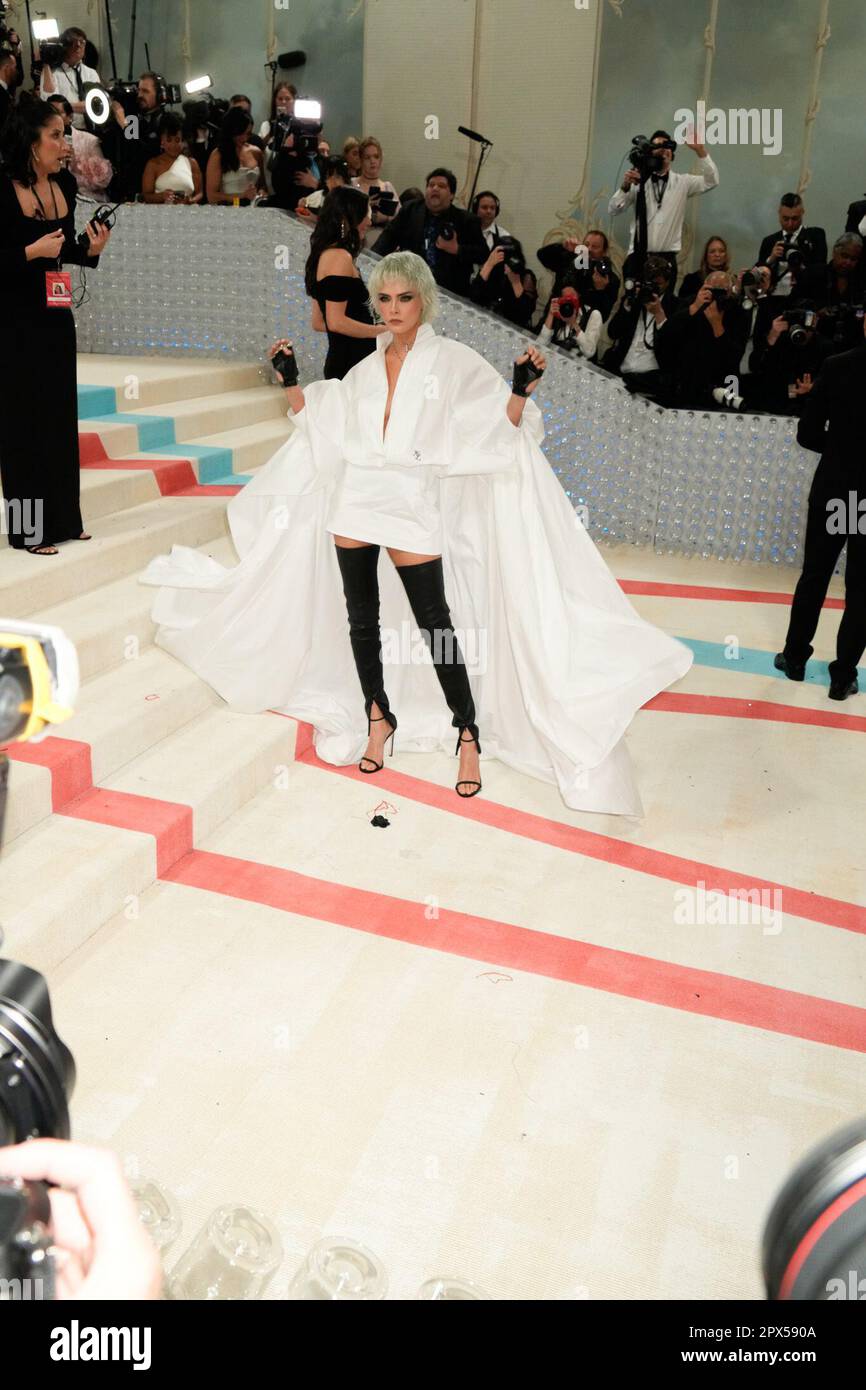 New York, USA. 01 May 2023. Cara Delevingne on the red carpet during ...