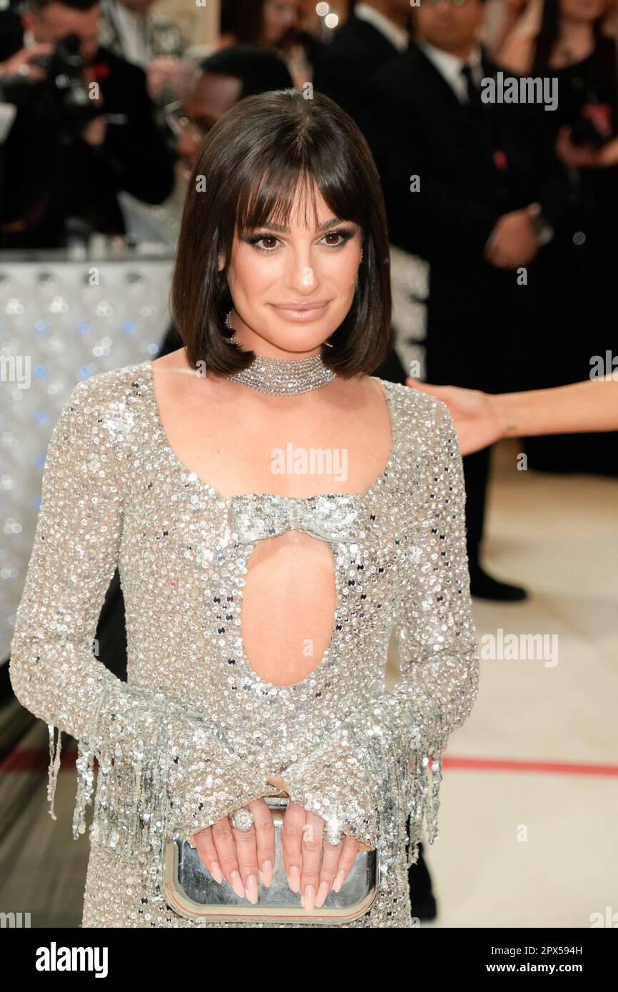 New York, USA. 01st May, 2023. Lea Michele on the red carpet during The ...