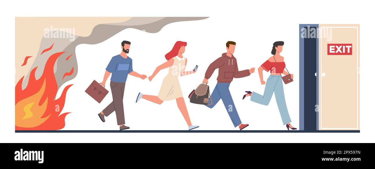 Burning through Stock Vector Images - Alamy