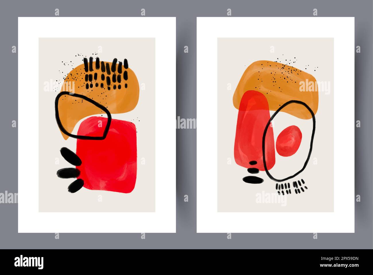 Composition paper figure paint hi-res stock photography and images - Alamy