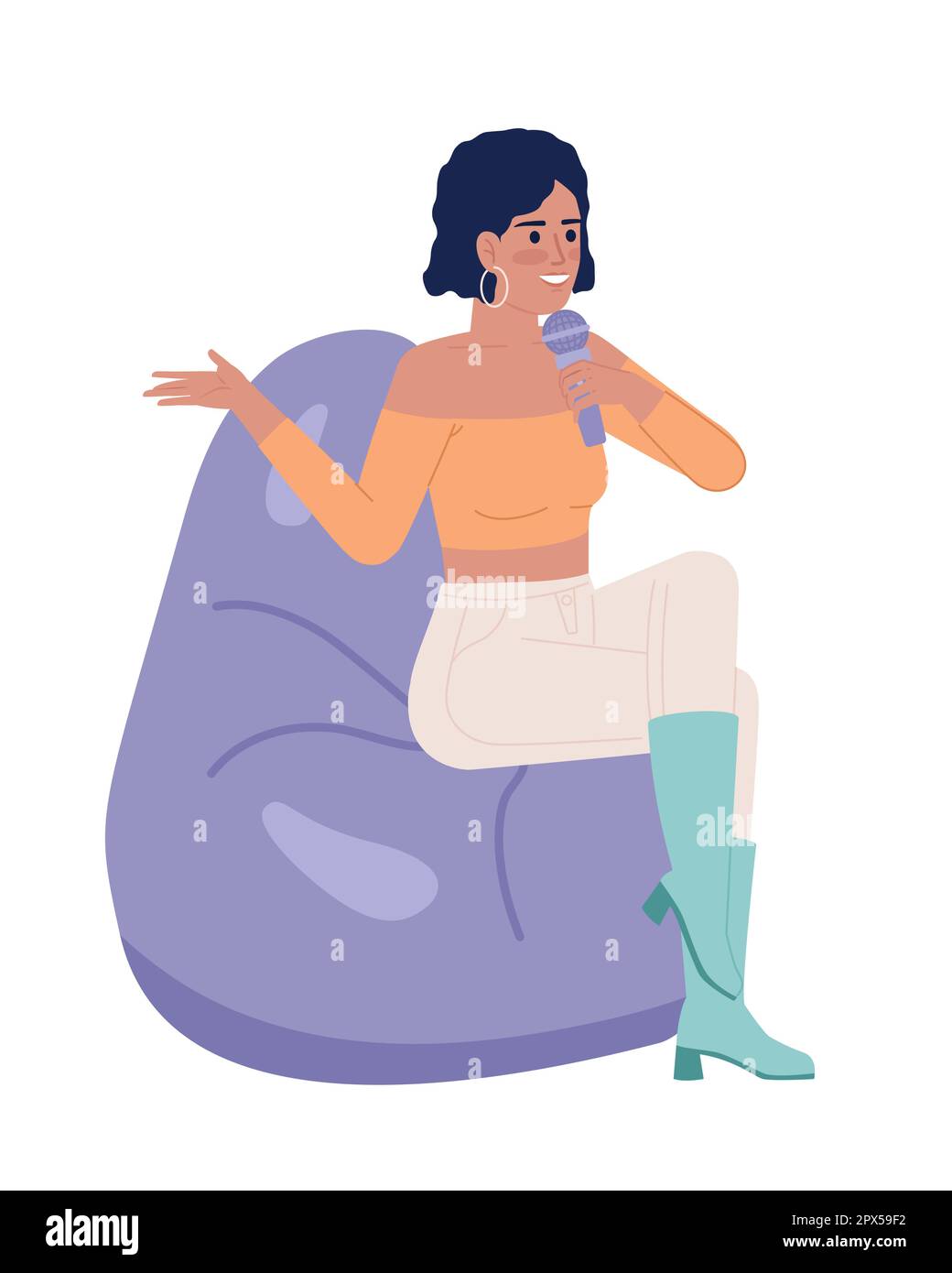 Indian reporter Cut Out Stock Images & Pictures - Alamy