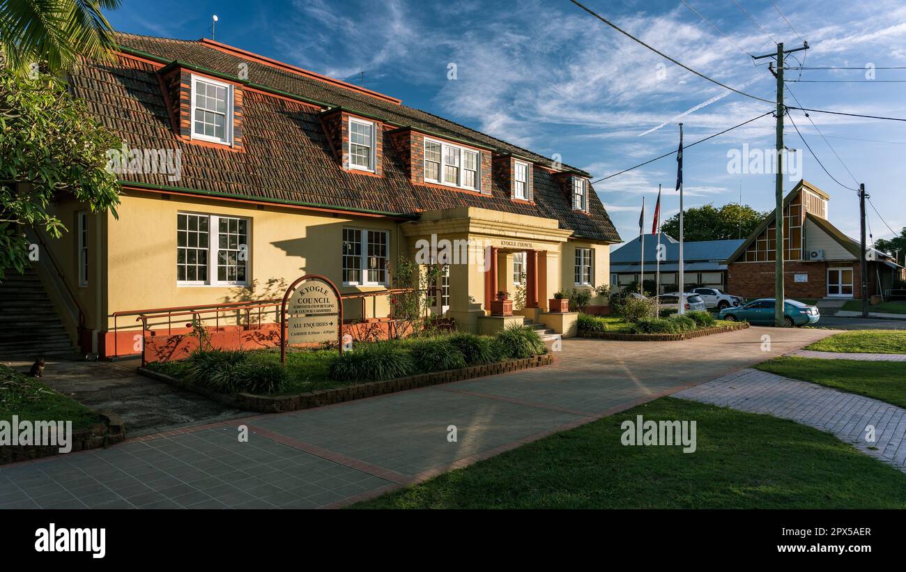 Kyogle, NSW, Australia - Historical council building Stock Photo - Alamy