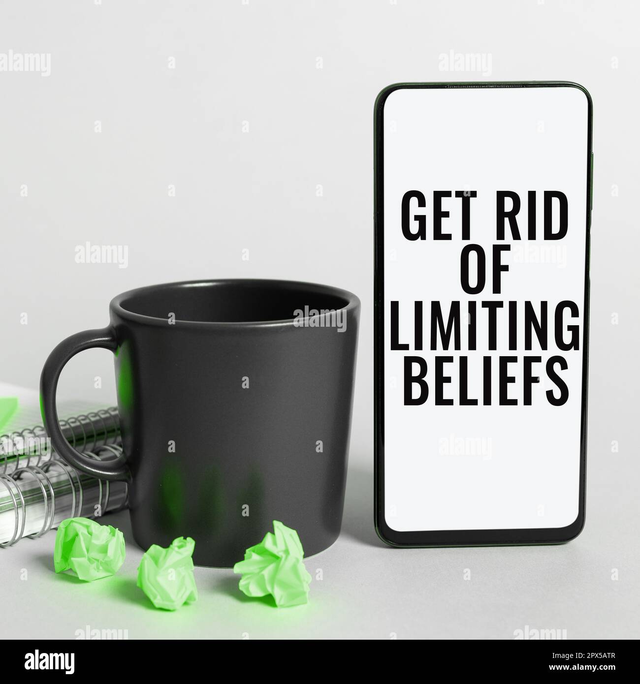 Conceptual caption Get Rid Of Limiting Beliefs, Internet Concept remove ...