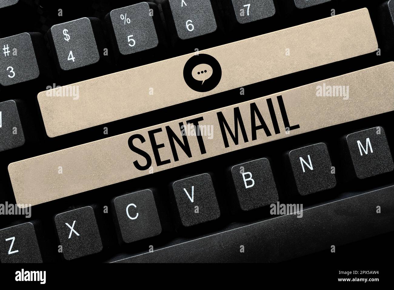 Handwriting text Sent Mail, Internet Concept Event where a letter to be ...
