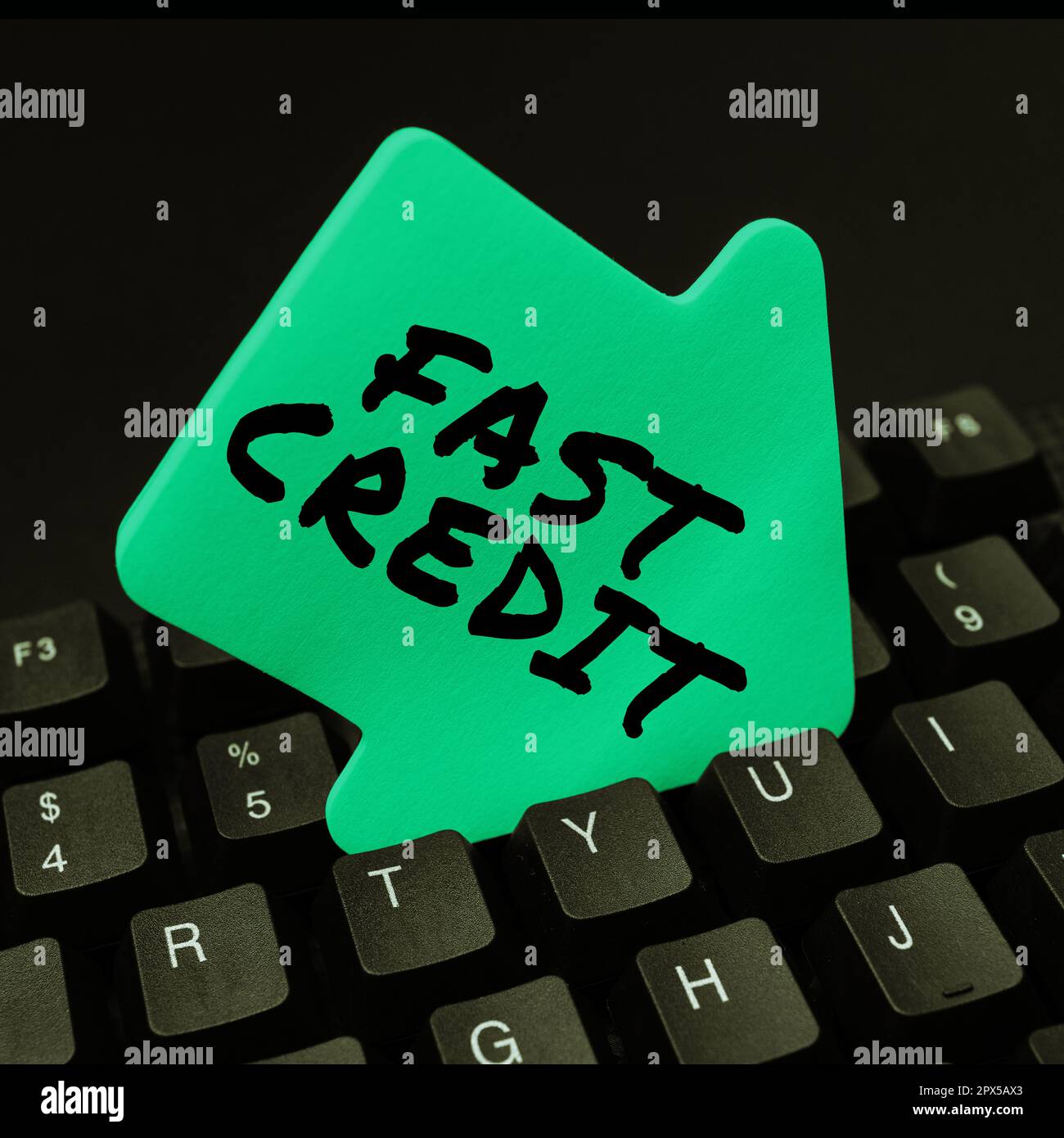 Conceptual display Fast Credit, Internet Concept Apply for a fast ...