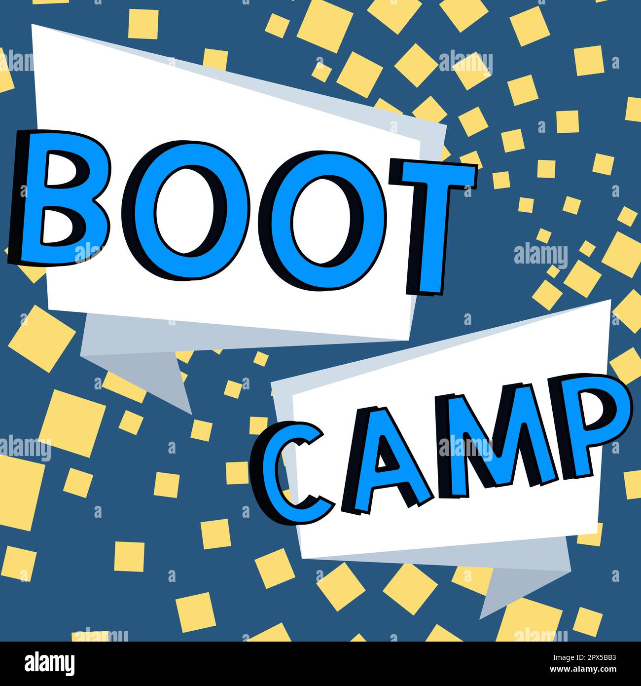 Handwriting text Boot Camp, Concept meaning Military training camp for ...