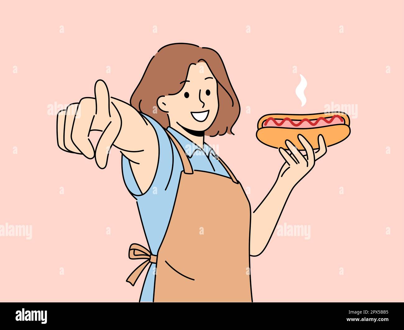 Fat waitress hi-res stock photography and images - Alamy