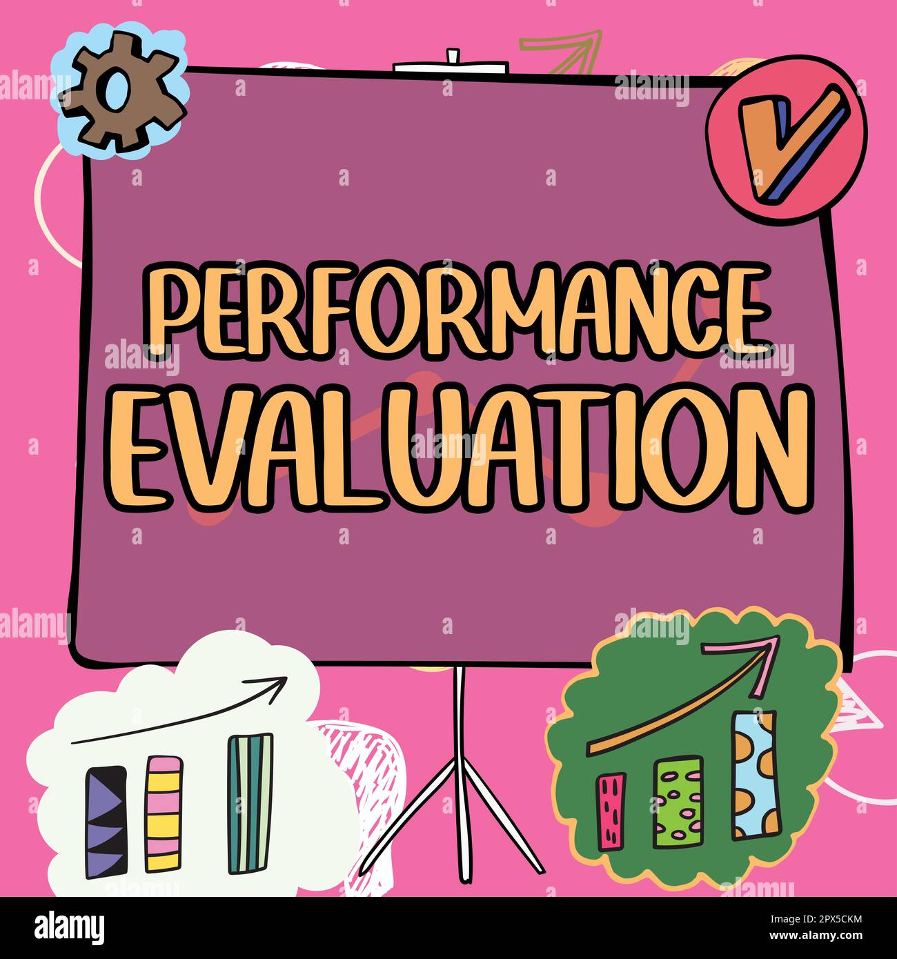 Inspiration showing sign Performance Evaluation, Concept meaning the ...