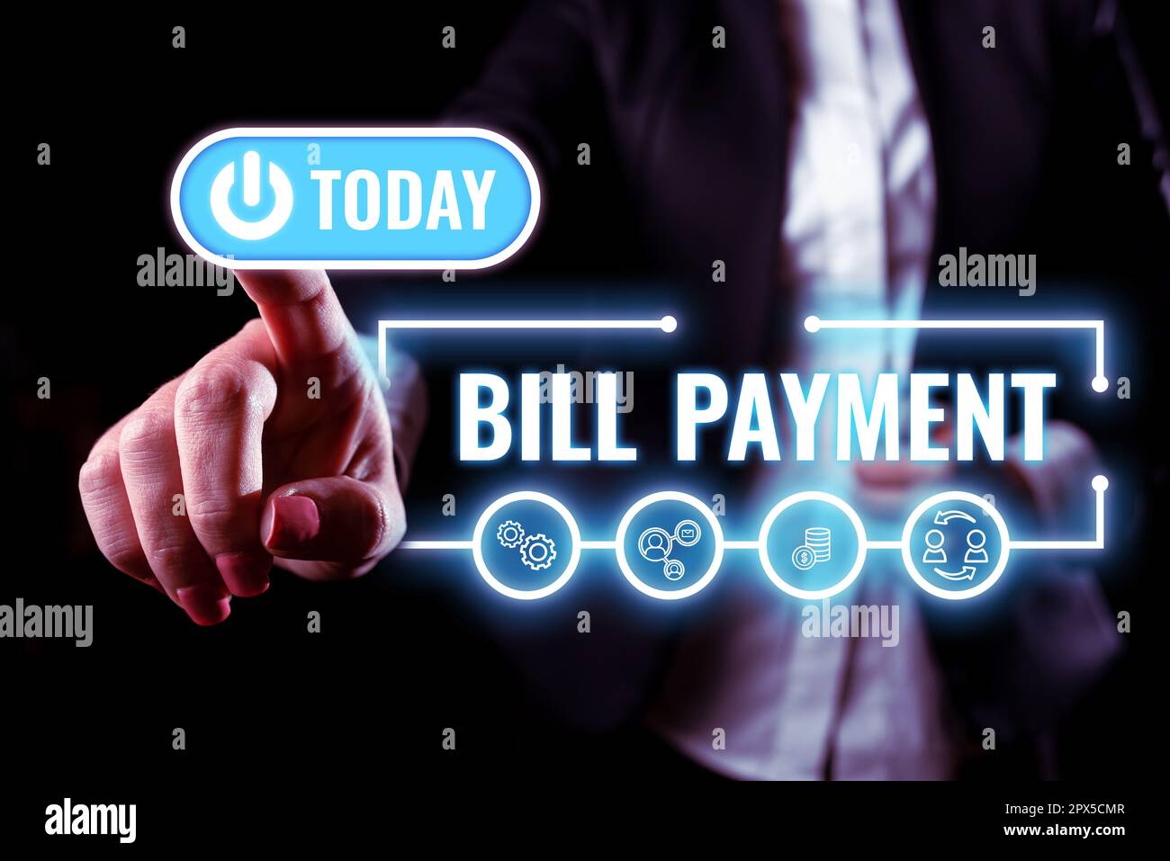 Conceptual caption Bill Payment, Business concept To give money to in ...