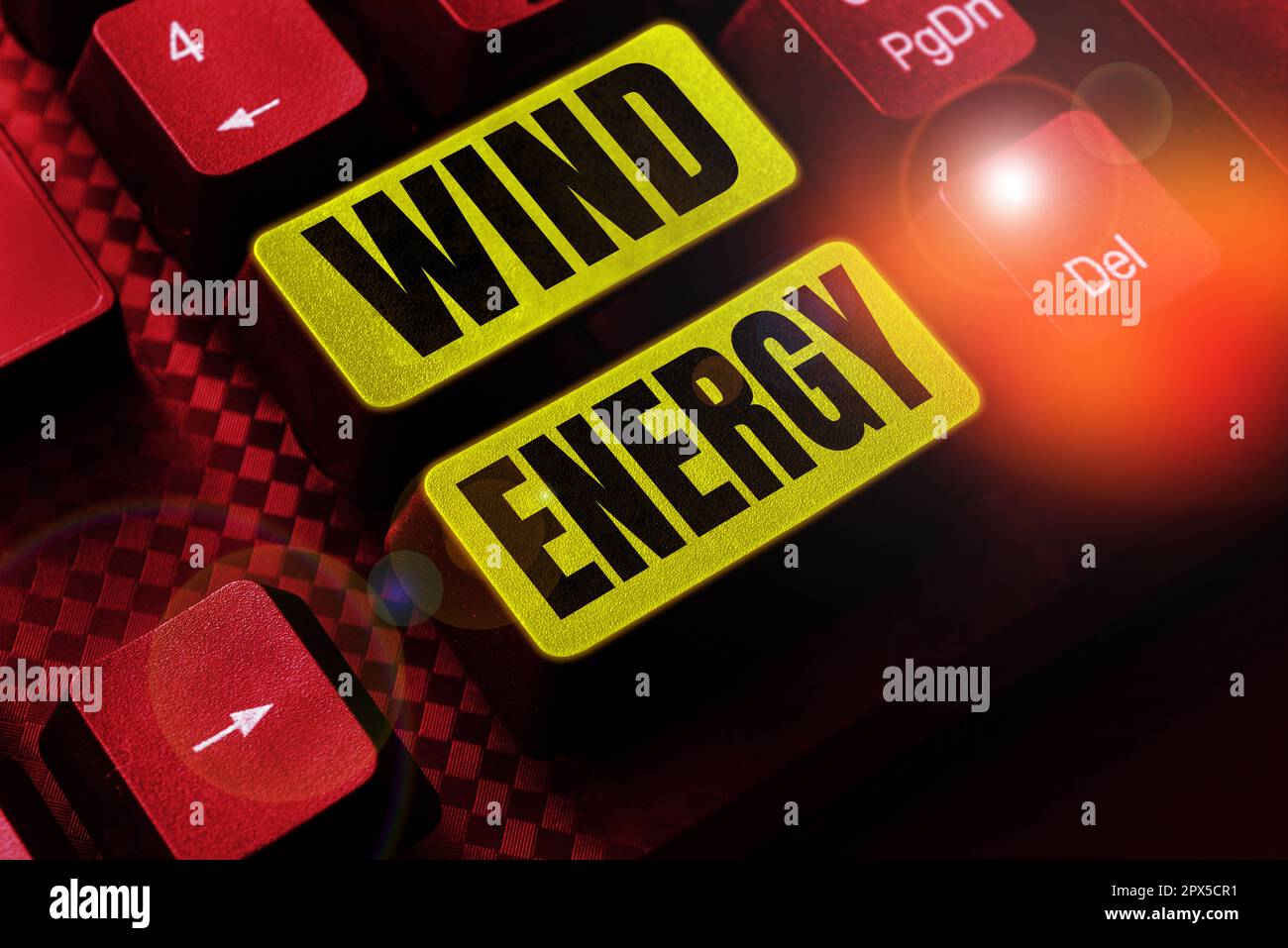 Conceptual caption Wind Energy, Concept meaning the process by which ...