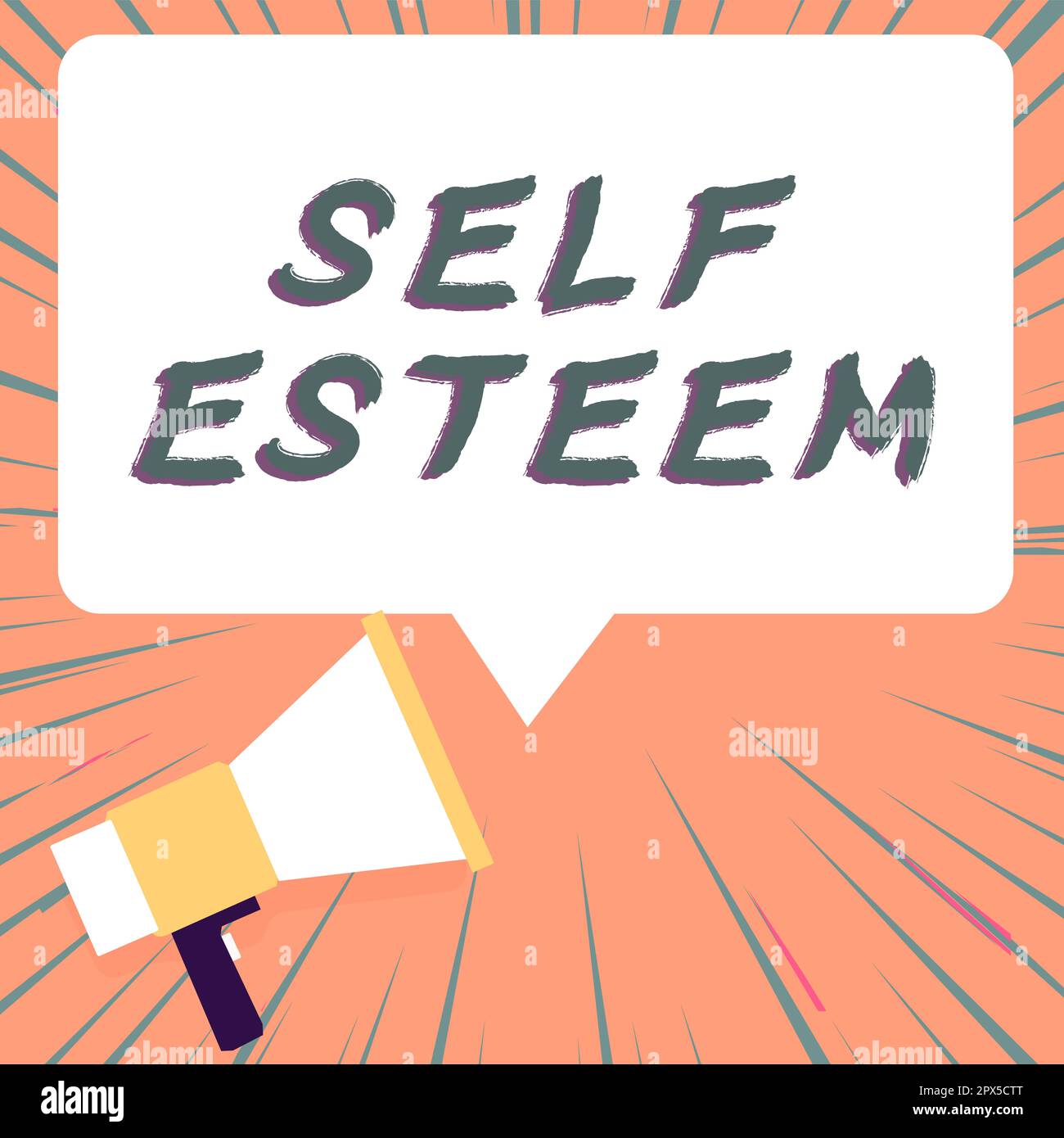 Text sign showing Self Esteem, Business showcase a feeling of having ...