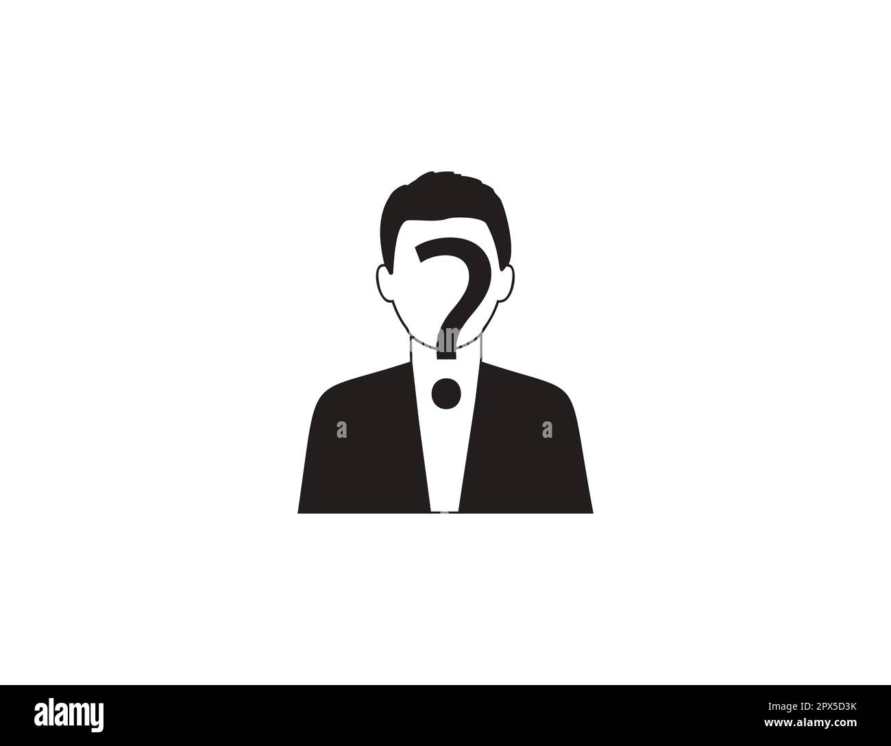 Anonymity, unknown icon. Vector illustration Stock Vector Image & Art ...