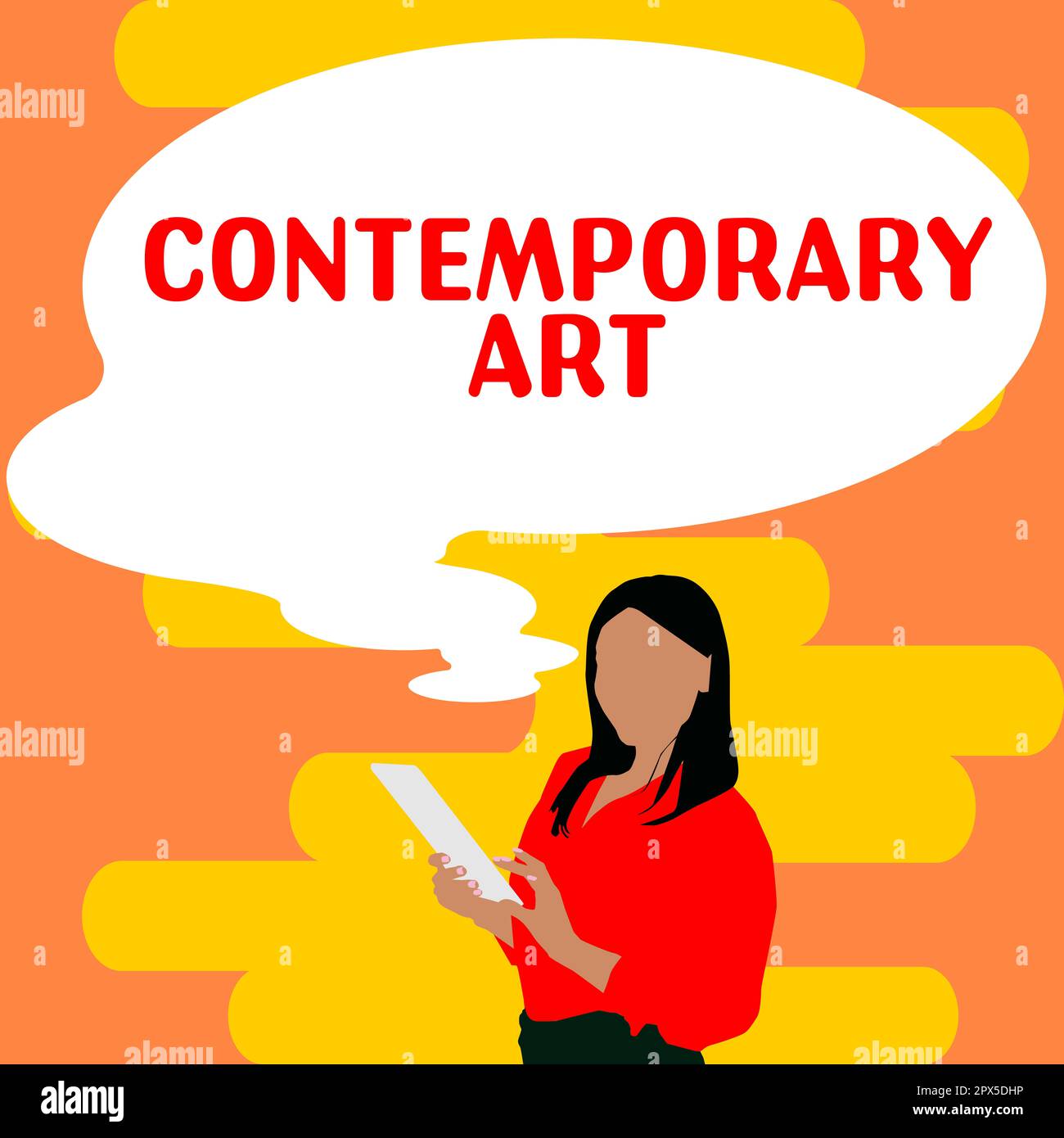 Writing displaying text Contemporary Art, Internet Concept made today ...
