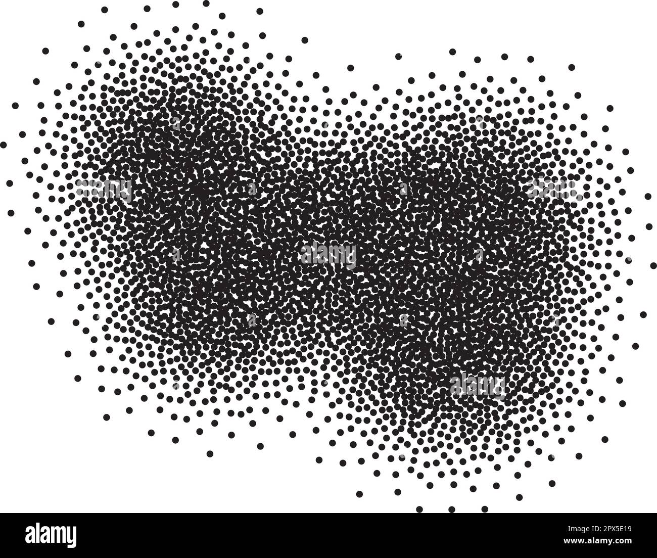 Spray on white background. Grunge stipple isolated vector. Gradient ...