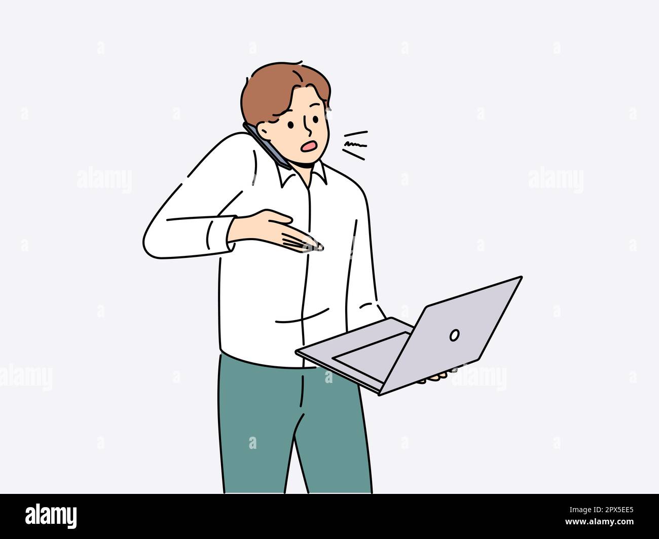 Client Workstation Clip Art
