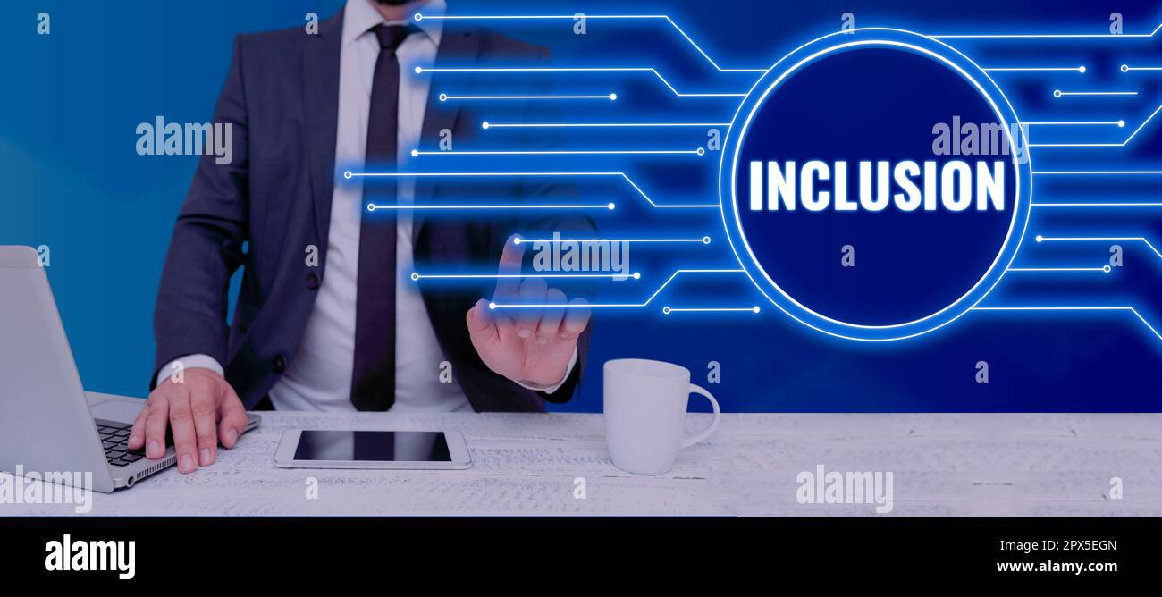 Conceptual caption Inclusion, Conceptual photo action state including ...
