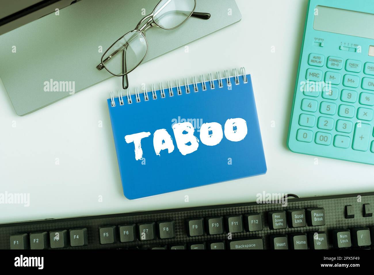 Conceptual display Taboo, Internet Concept a social or religious custom ...