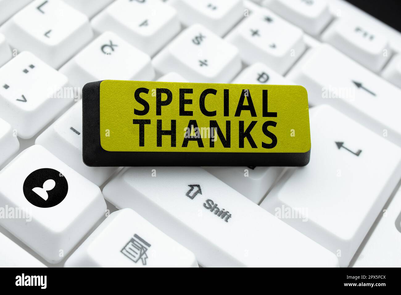 Text sign showing Special Thanks, Internet Concept expression of ...