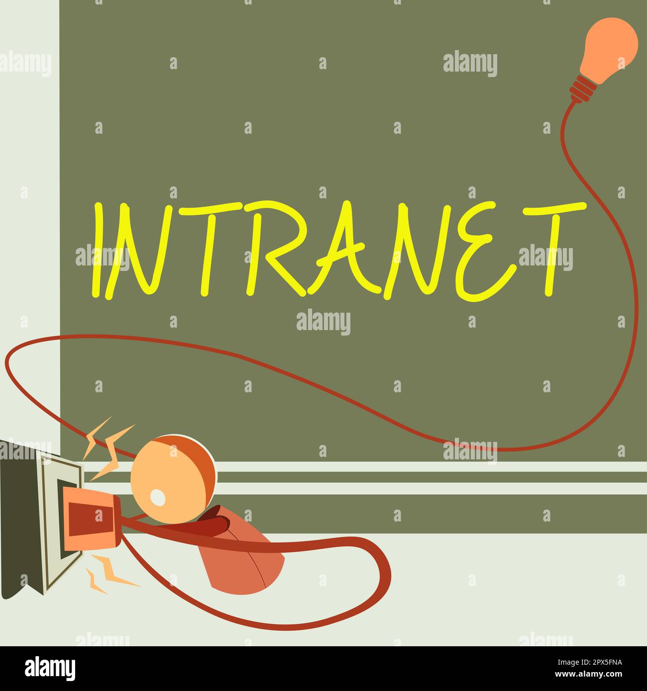 Hand writing sign Intranet, Internet Concept local or restricted ...