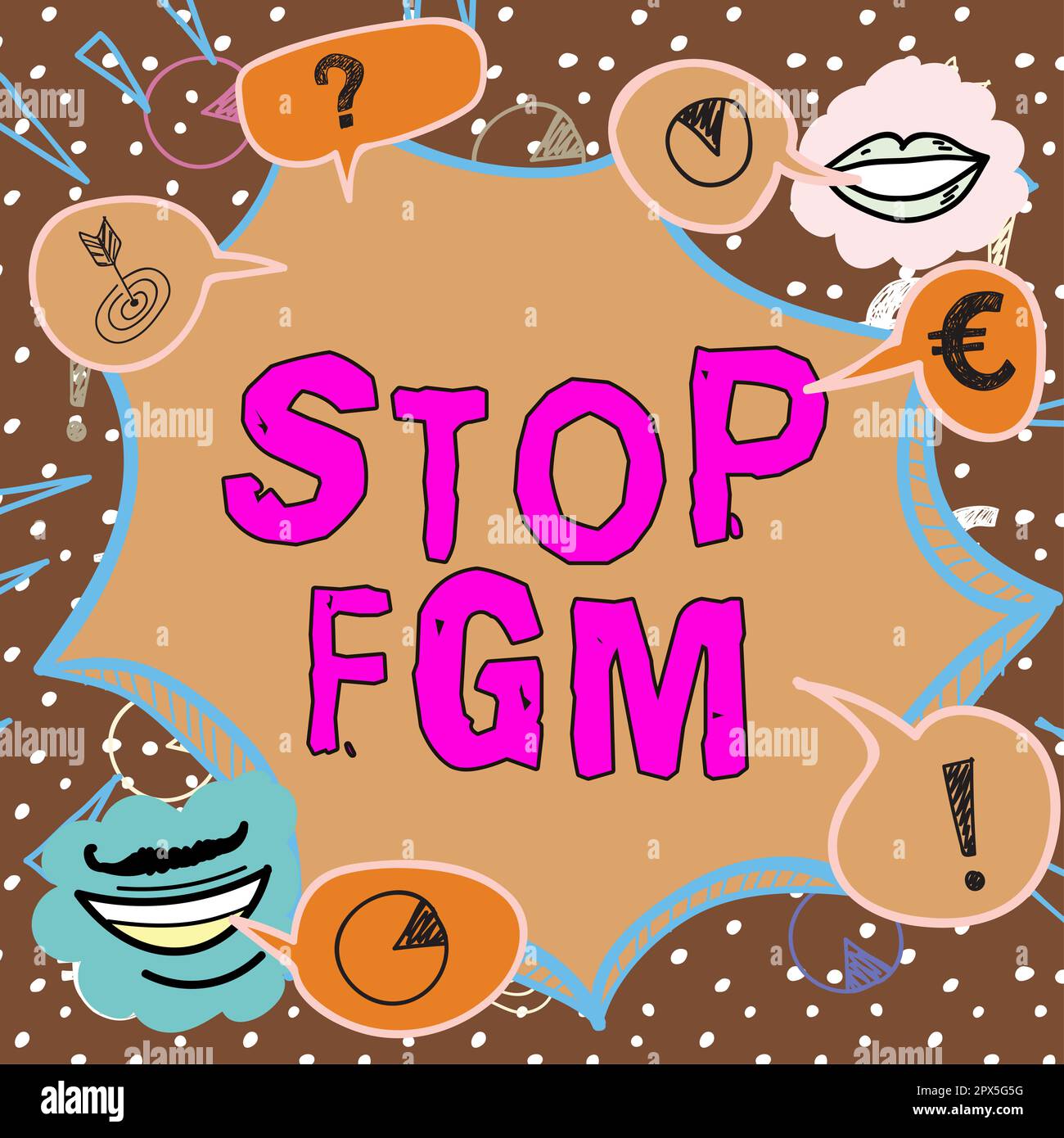 Inspiration showing sign Stop Fgm, Business overview Put an end on ...