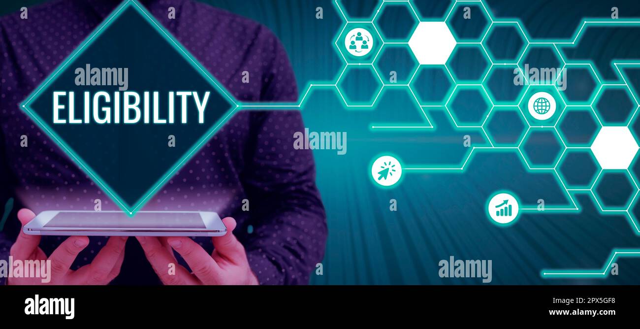 Conceptual display Eligibility, Business overview State of having the ...