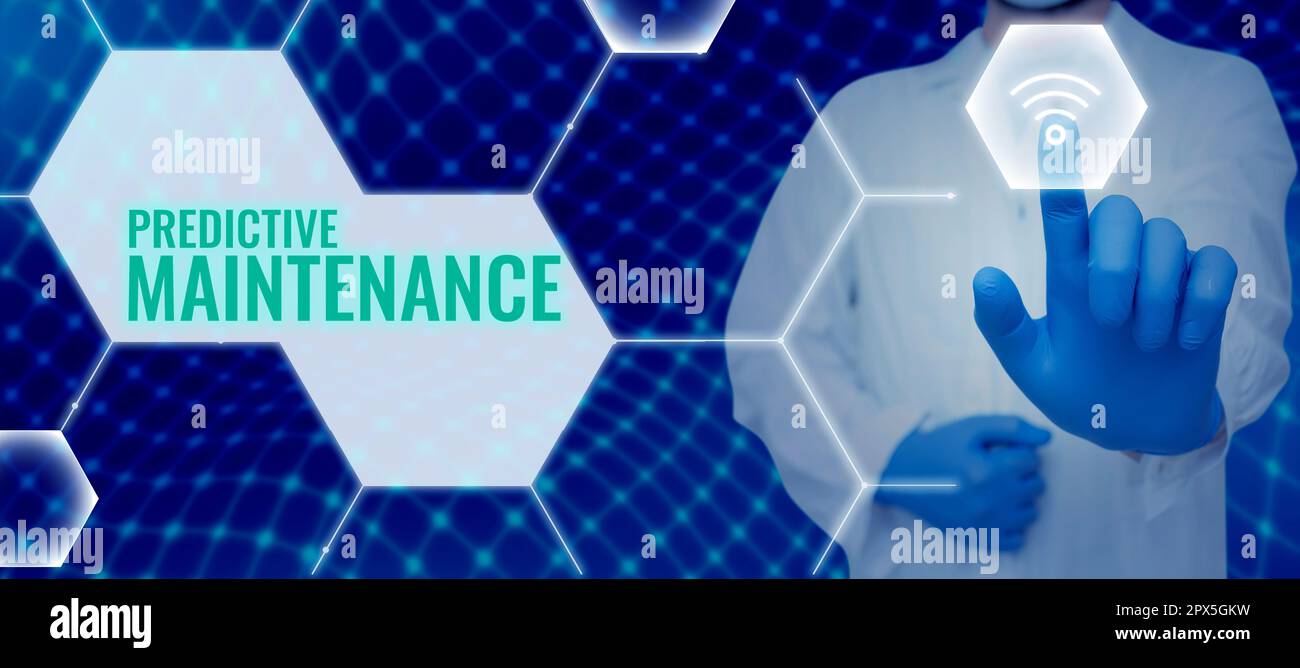 Conceptual display Predictive Maintenance, Business idea Predict when ...