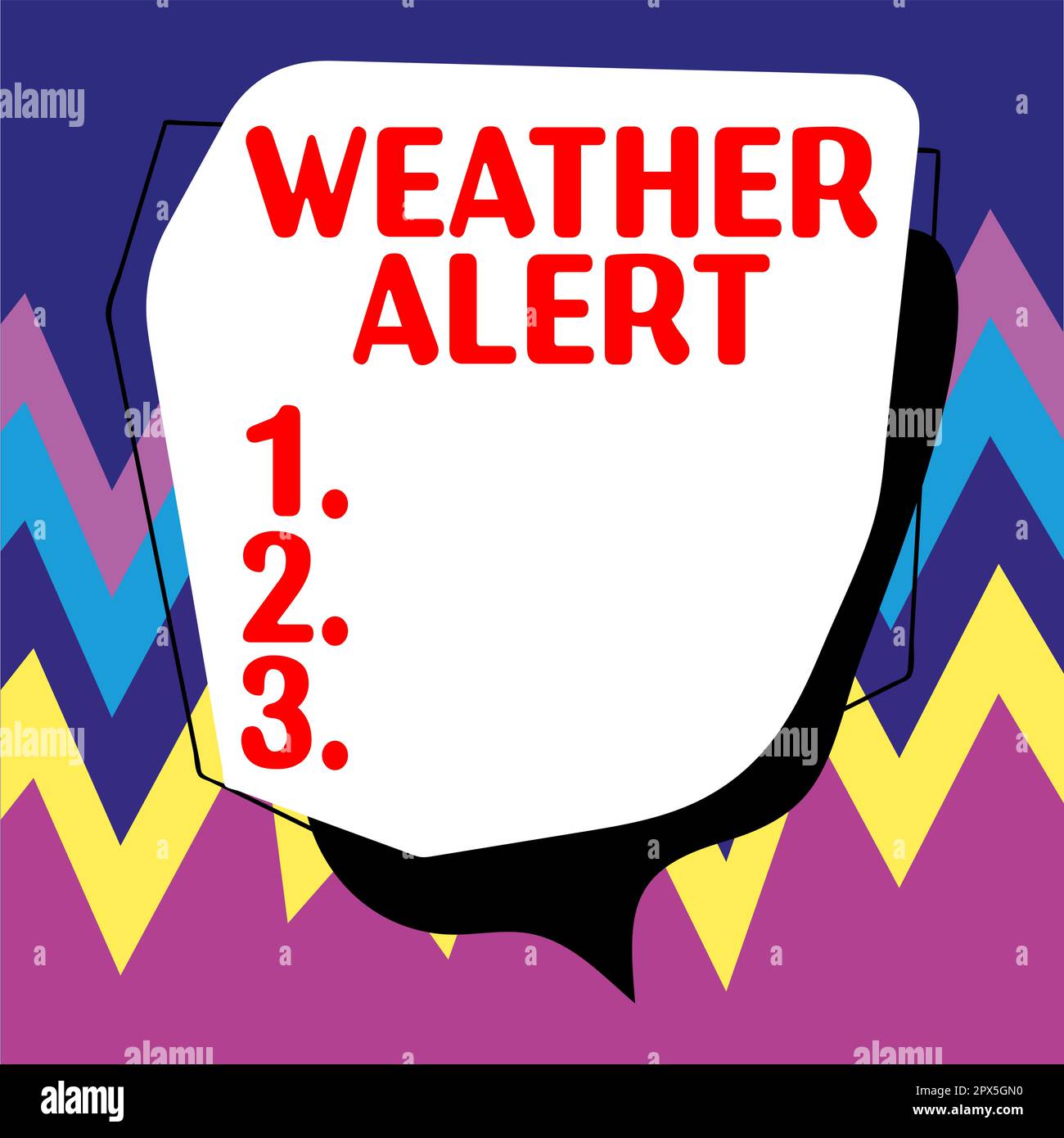 Writing displaying text Weather Alert, Internet Concept urgent warning ...